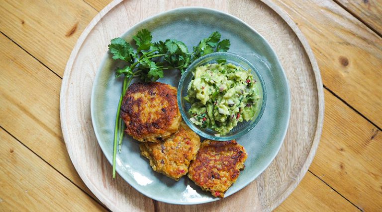 Rote Linsenbratlinge Vegan